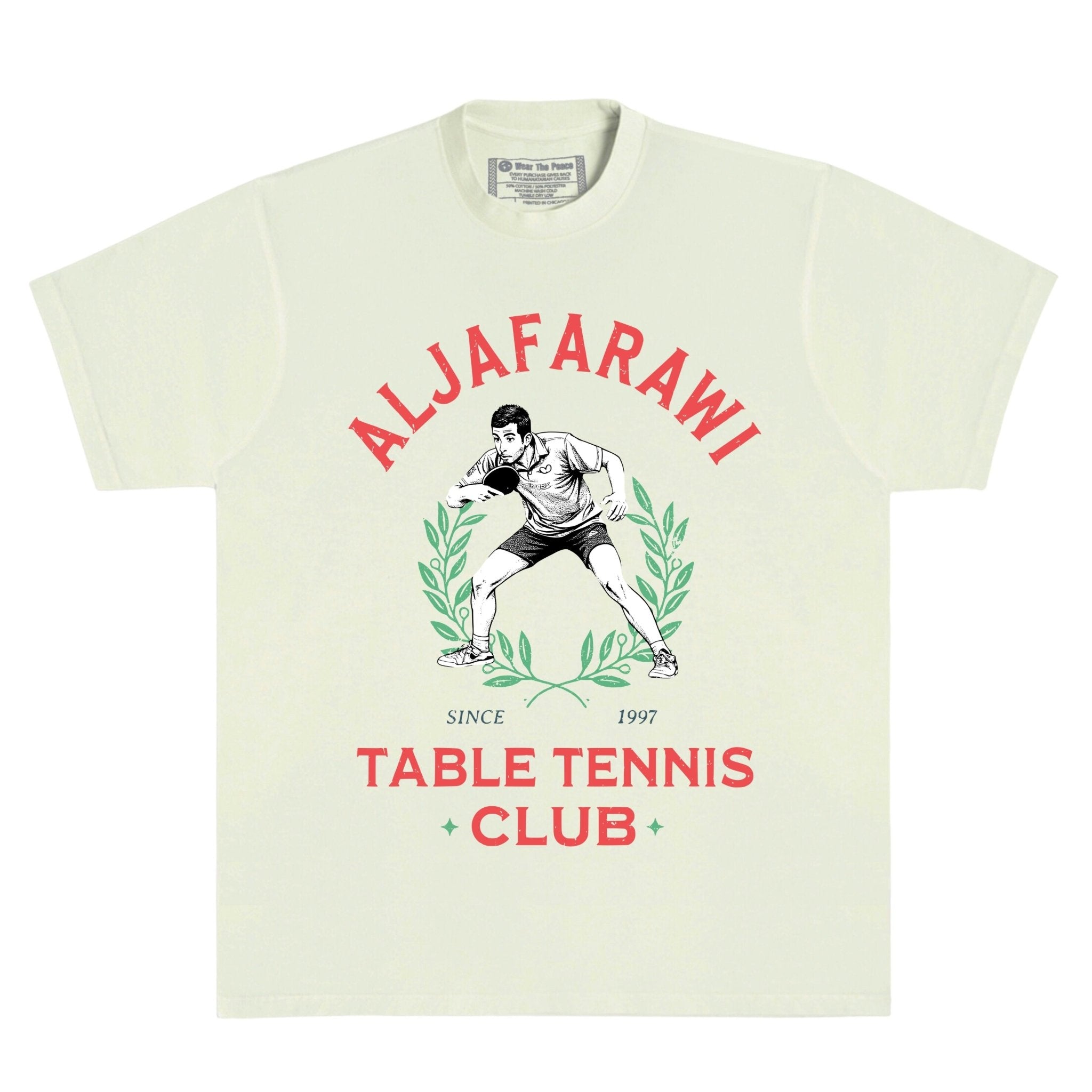 Aljafarawi Club V1 Heavyweight Tee | Saleh Palestine Shirt – Wear The Peace