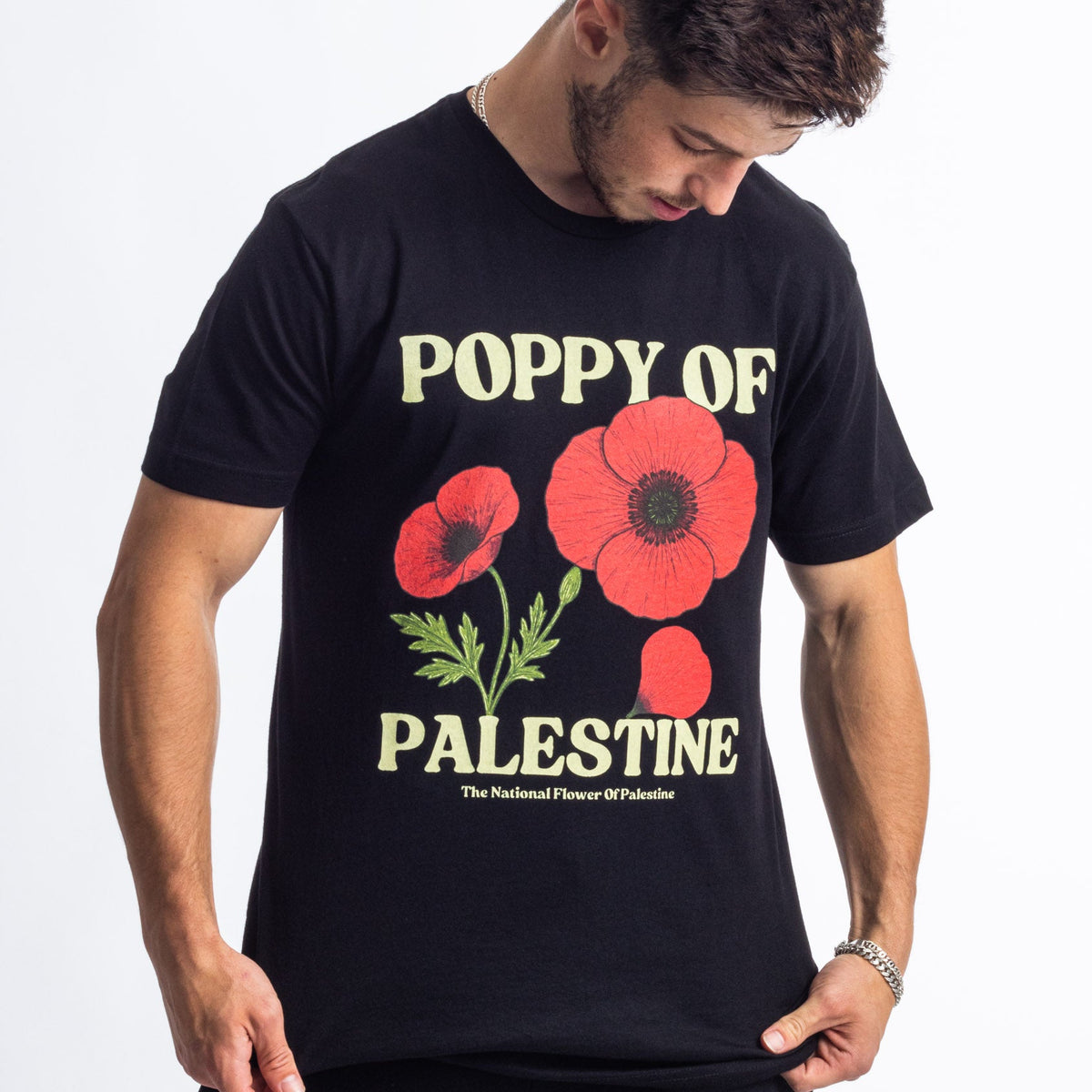 National Poppy Tee | Palestine Shirt – Wear The Peace